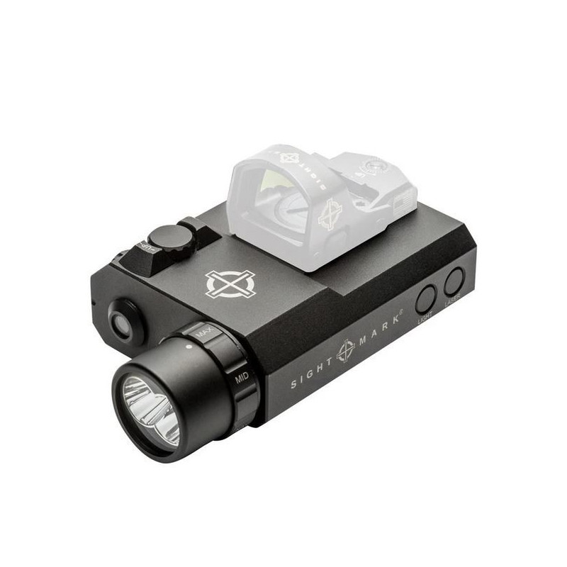 Sightmark LoPro Combo Visible/IR Flashlight and Green Laser Sight ...