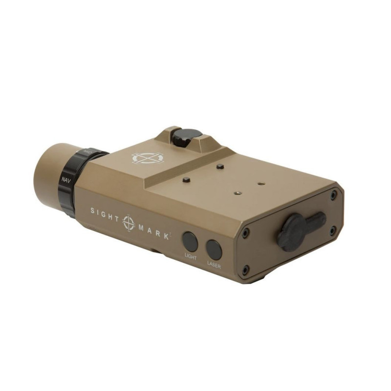 Sightmark LoPro Combo Visible/IR Flashlight and Green Laser Sight Dark ...