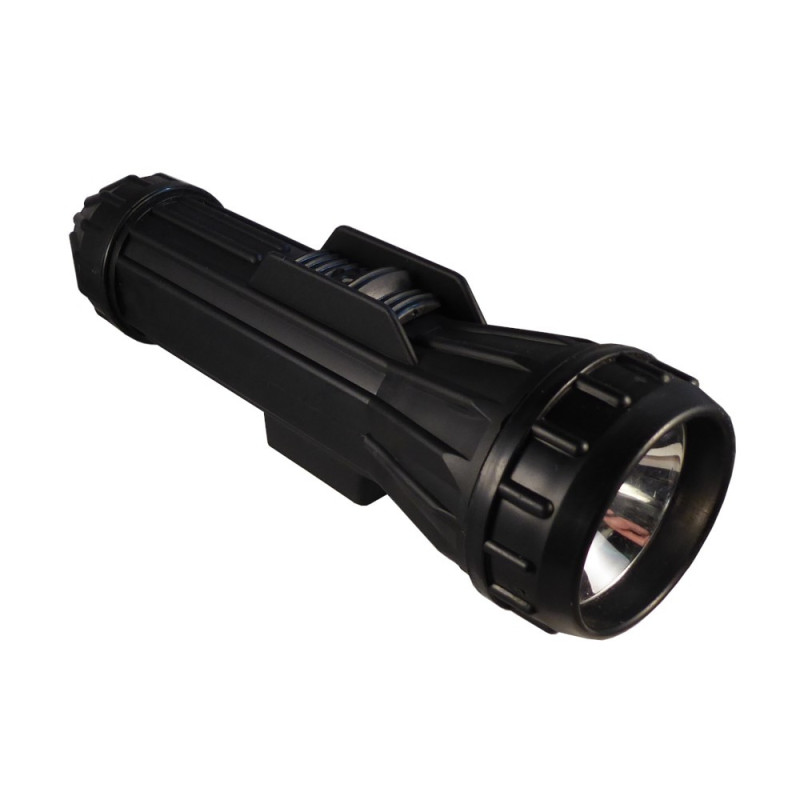 Fulton Heavy Duty Flashlight 2D Cell with Fixed Magnet Black 302 On Sale