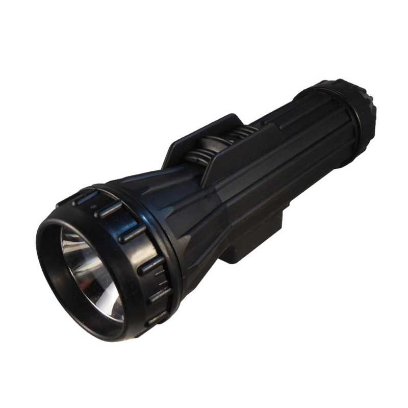 Fulton Heavy Duty Flashlight 2D Cell with Fixed Magnet LED Black 302 ...