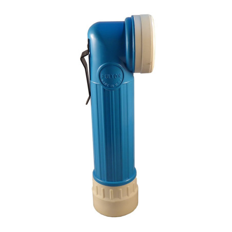 Fulton Flashlight MX991/U Right Angle Flashlight Blue and White N47-4 ...